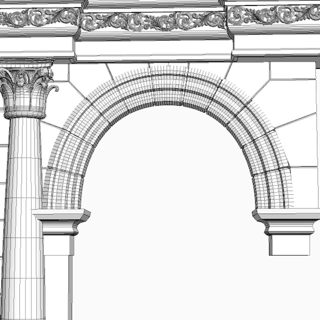 3D stone arch model - TurboSquid 584290