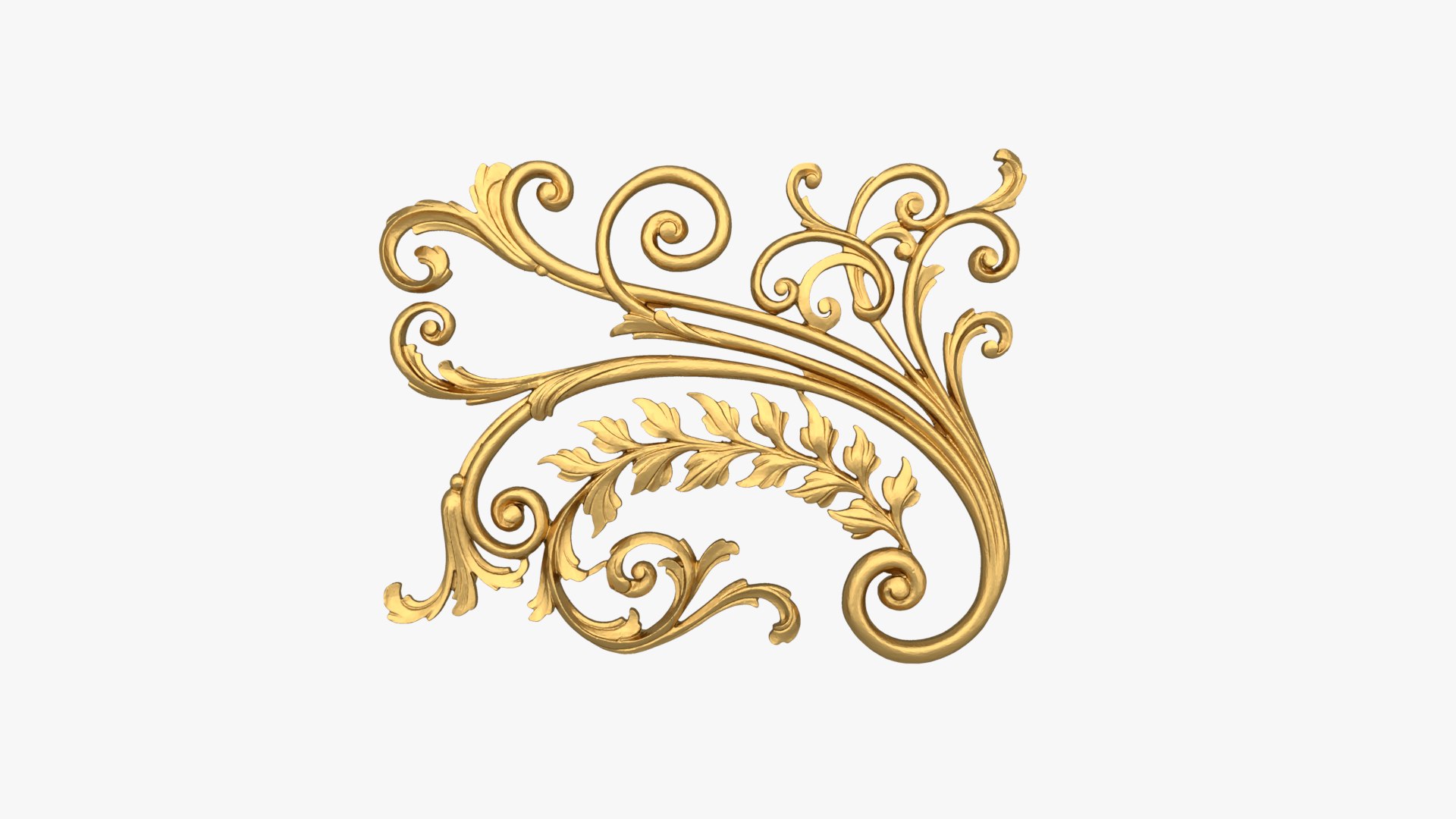 Acanthus Leaves Collection 16 3D Model - TurboSquid 2022075