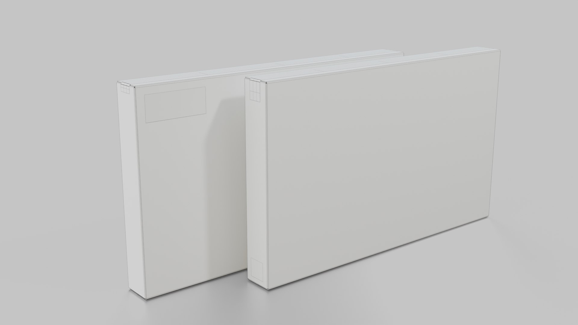 3D Model Cardboard Long Deep Box - Rigged And Fully Customizable ...