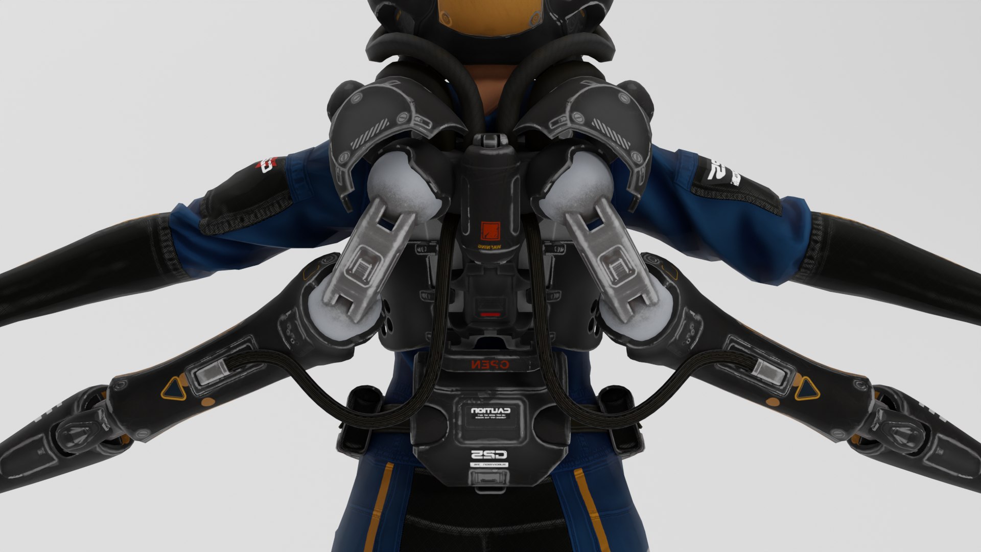 3D Sci Fi Character Girl 3d Model - TurboSquid 2319344