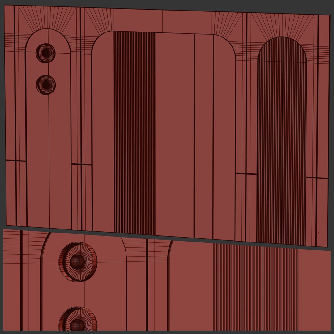 Wall Arc Panel 01 3D - TurboSquid 2287513