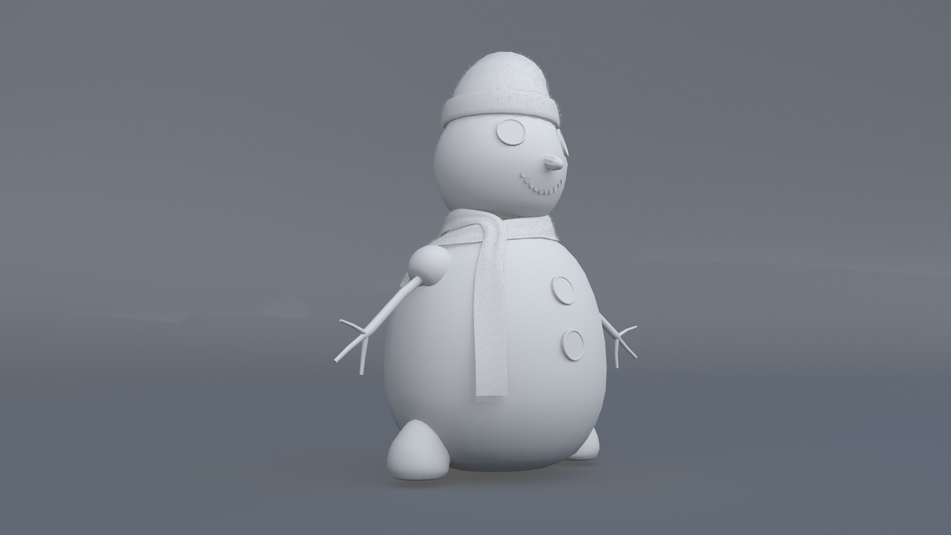 Snow Man 3D Model Pack Low-poly 3D Model - TurboSquid 1821432