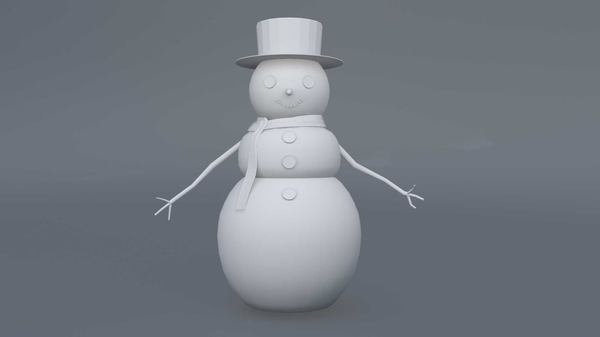 Snow Man 3D Model Pack Low-poly 3D Model - TurboSquid 1821432