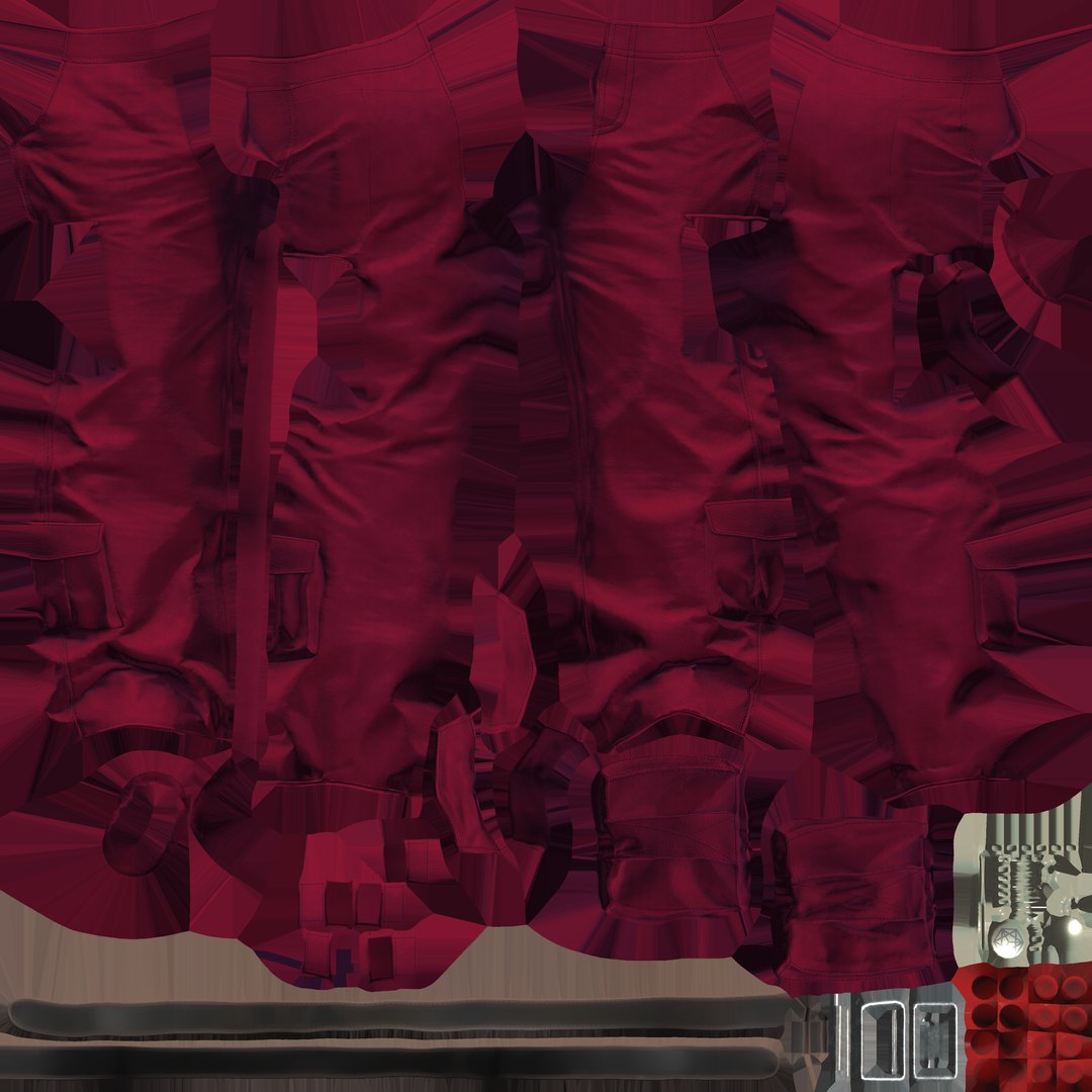 3D Baggy Cargo Pants - TurboSquid 1903231