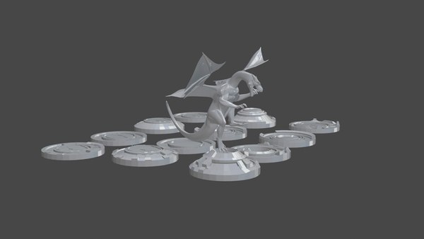 Mech HUD COMPONENTS KITBASH display stand base Low-poly 3D - TurboSquid ...