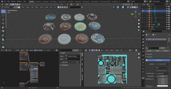 Mech HUD COMPONENTS KITBASH display stand base Low-poly 3D - TurboSquid ...
