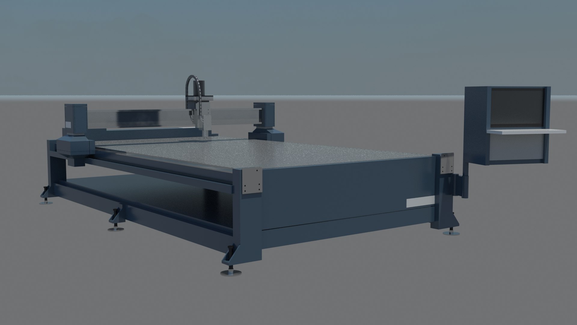 3D Cnc Router Model - TurboSquid 1203556