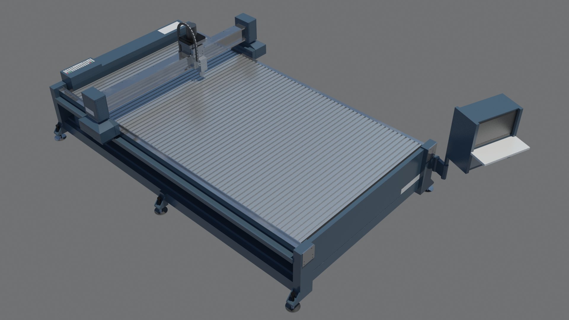 3D Cnc Router Model - TurboSquid 1203556