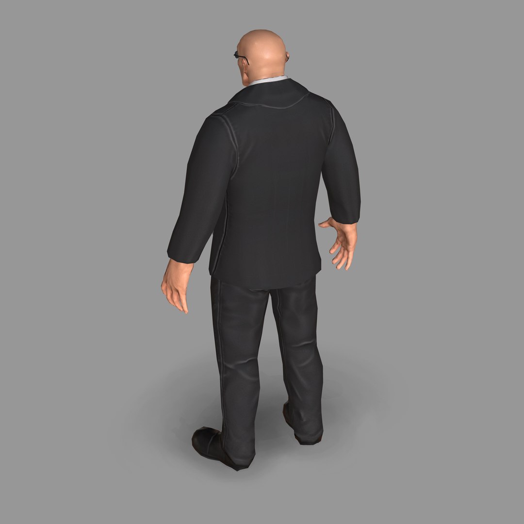 3D Model Bodyguard Guard - TurboSquid 1276235