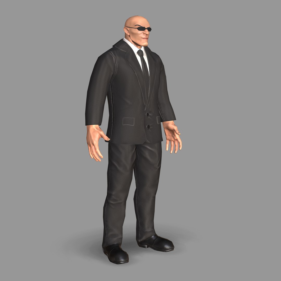 3D Model Bodyguard Guard - TurboSquid 1276235