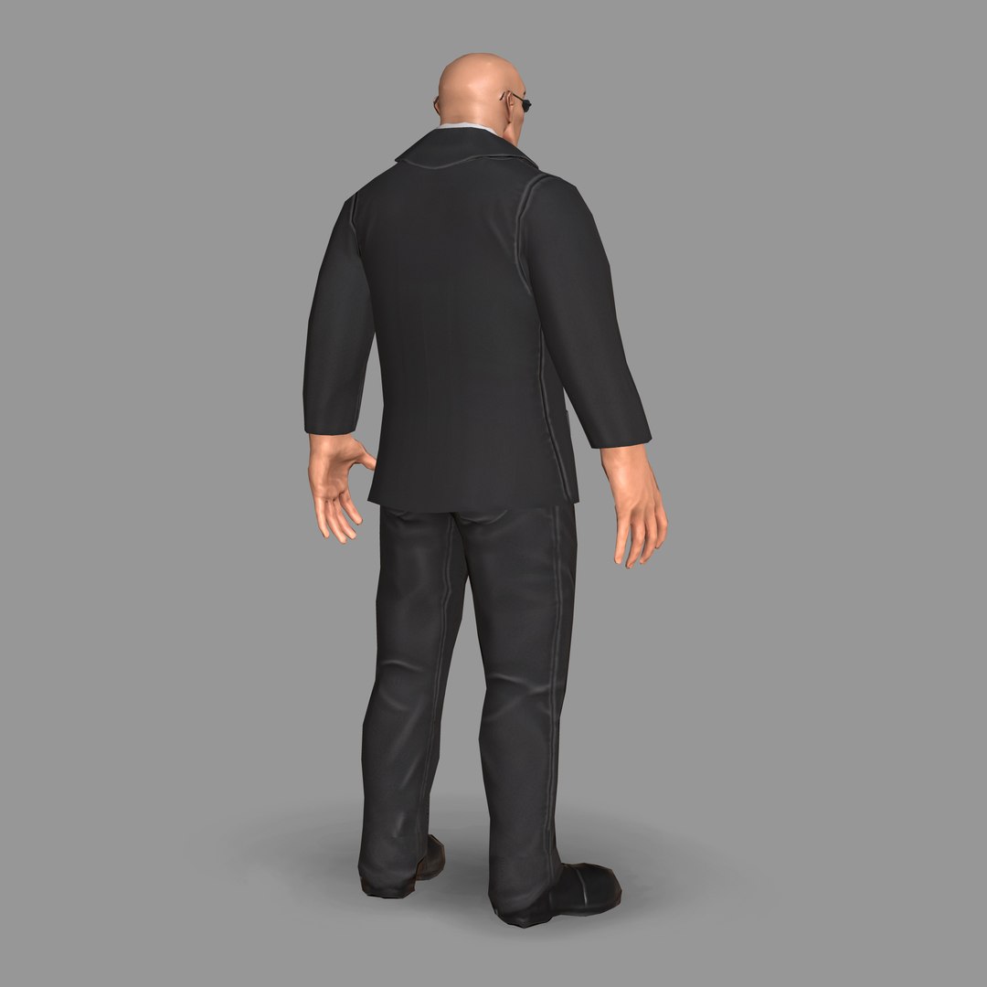 3D Model Bodyguard Guard - TurboSquid 1276235