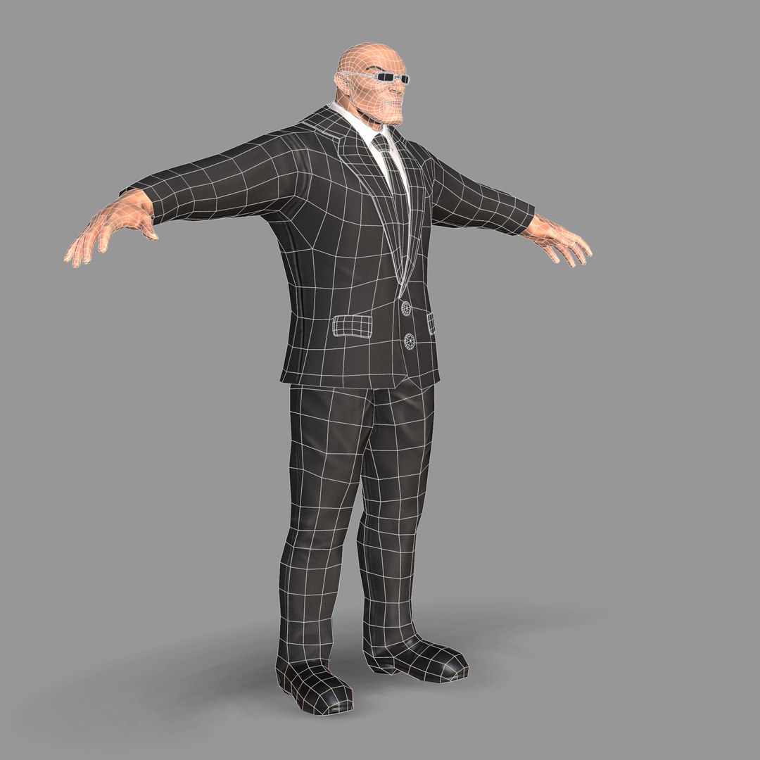 3D Model Bodyguard Guard - TurboSquid 1276235