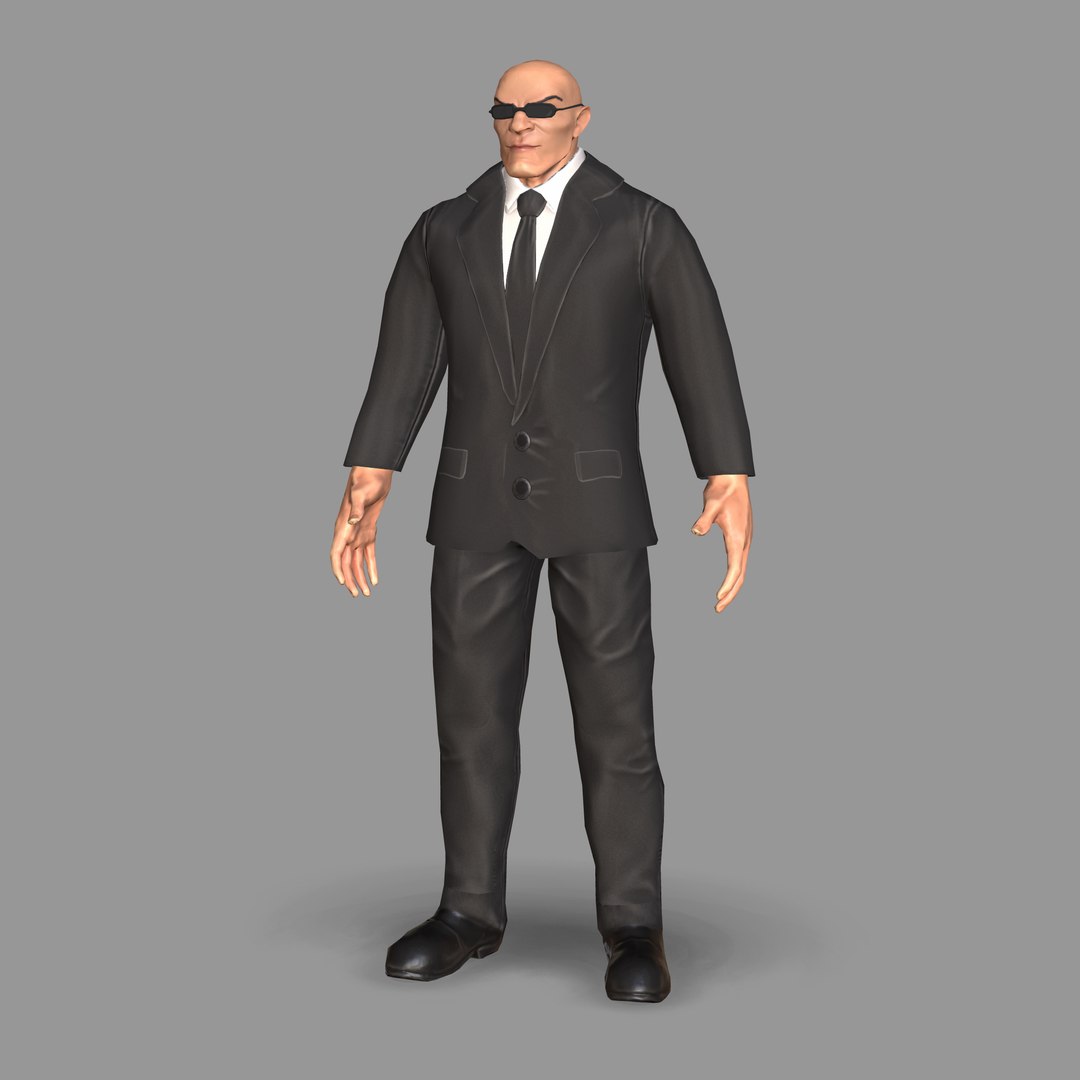 3D Model Bodyguard Guard - TurboSquid 1276235
