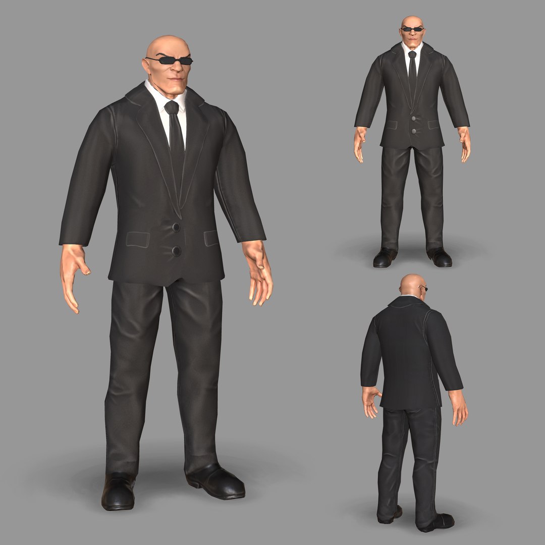 3D Model Bodyguard Guard - TurboSquid 1276235