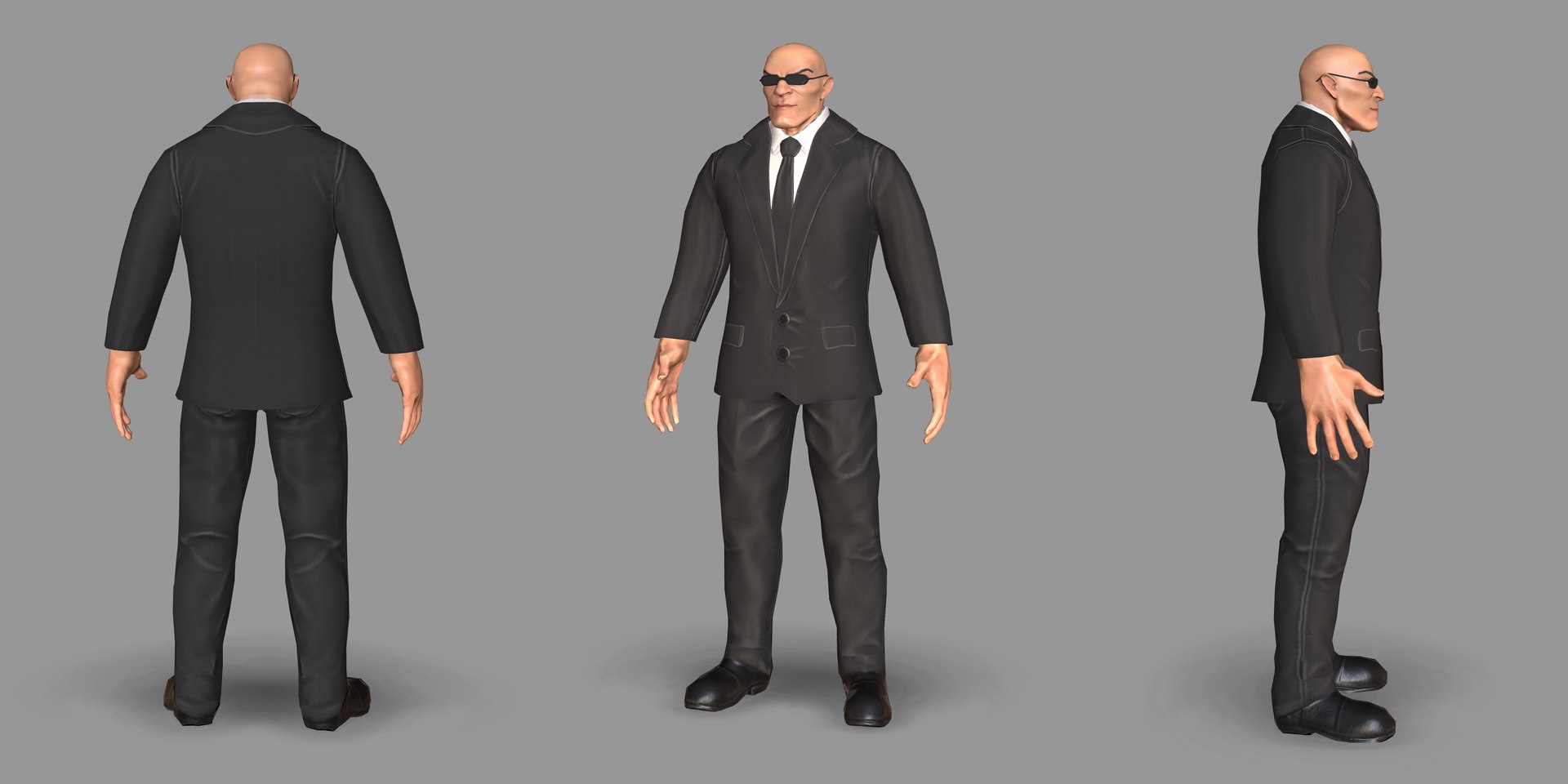 3D Model Bodyguard Guard - TurboSquid 1276235