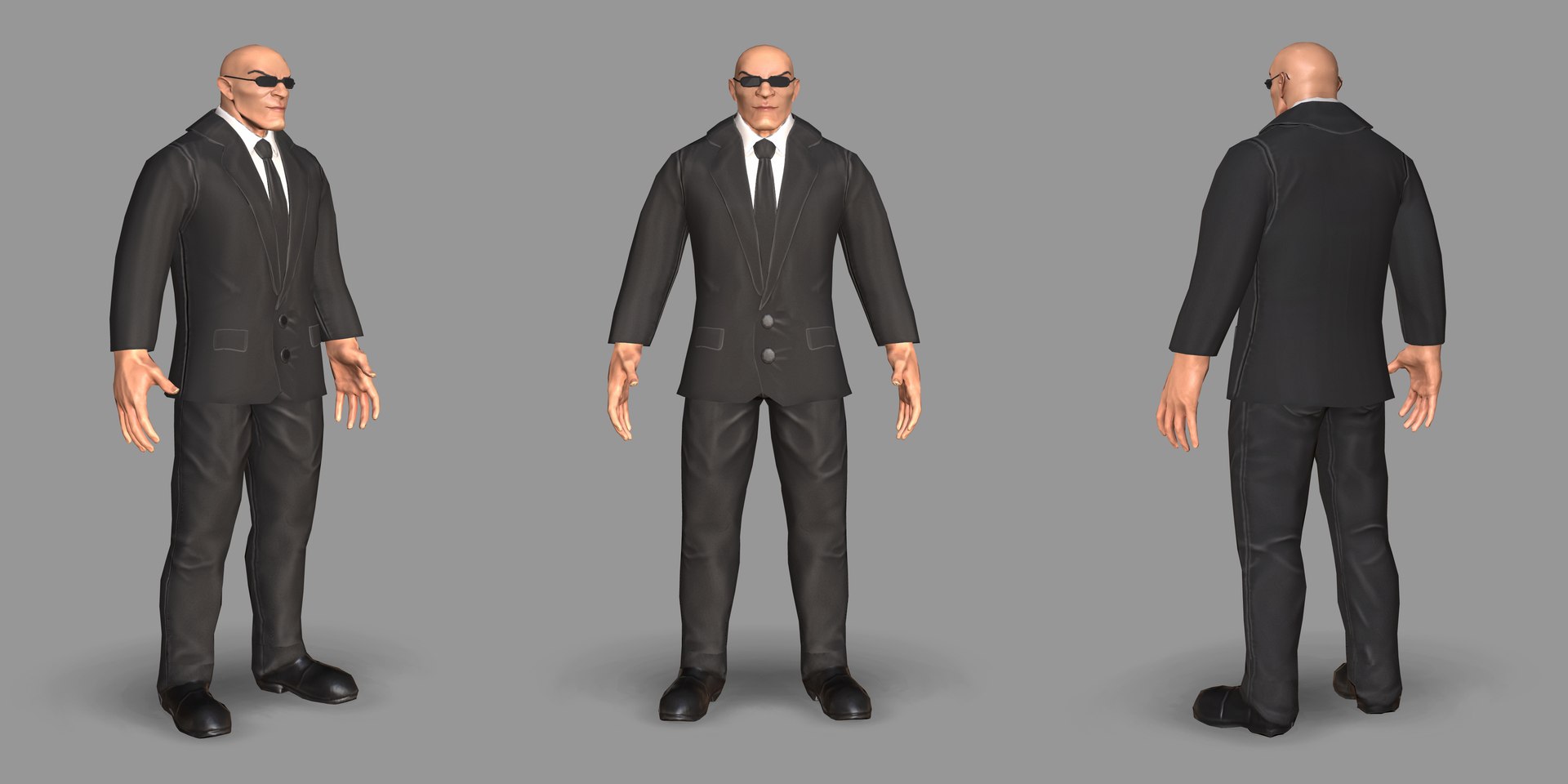 3D Model Bodyguard Guard - TurboSquid 1276235