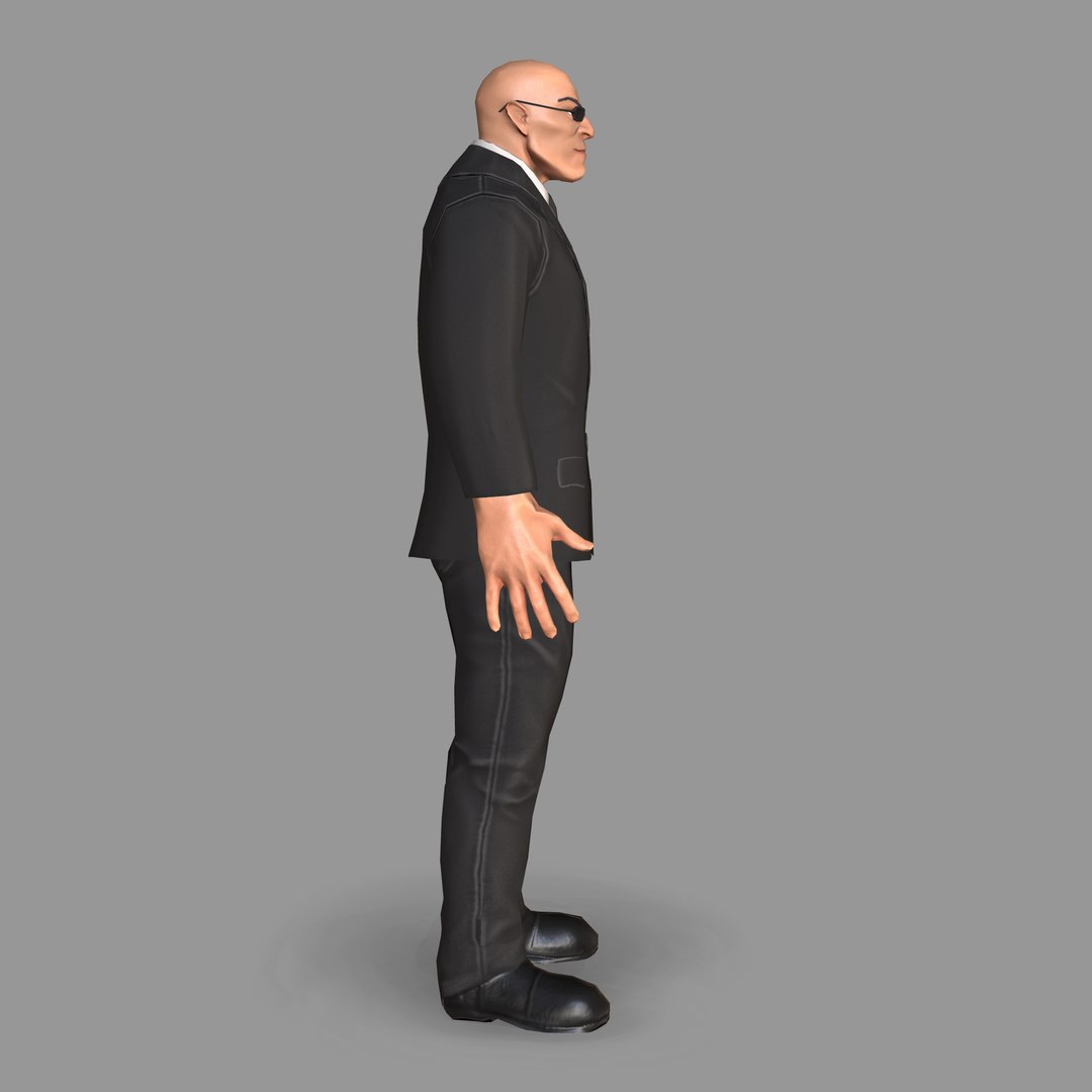 3D Model Bodyguard Guard - TurboSquid 1276235