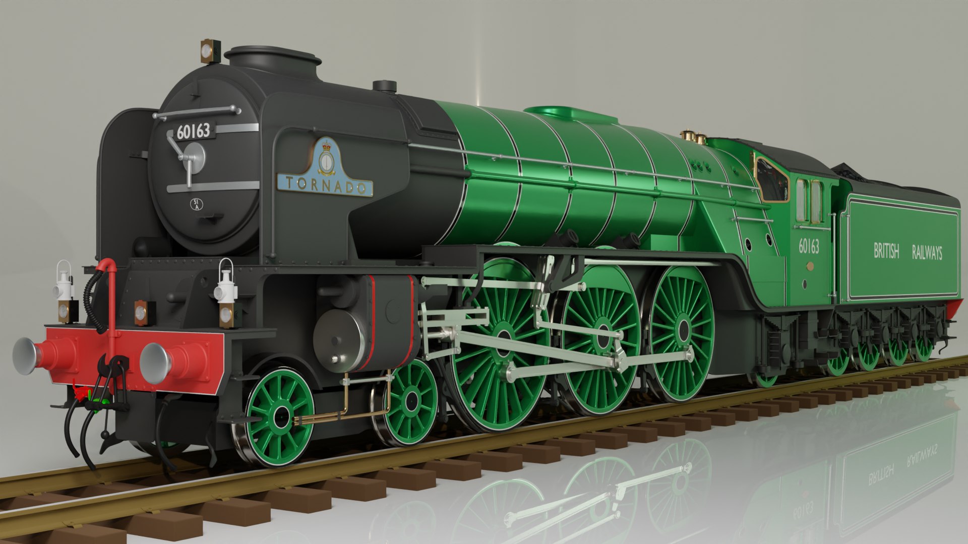 3D Model LNER Peppercorn Class A1 60163 Tornado - TurboSquid 2055904