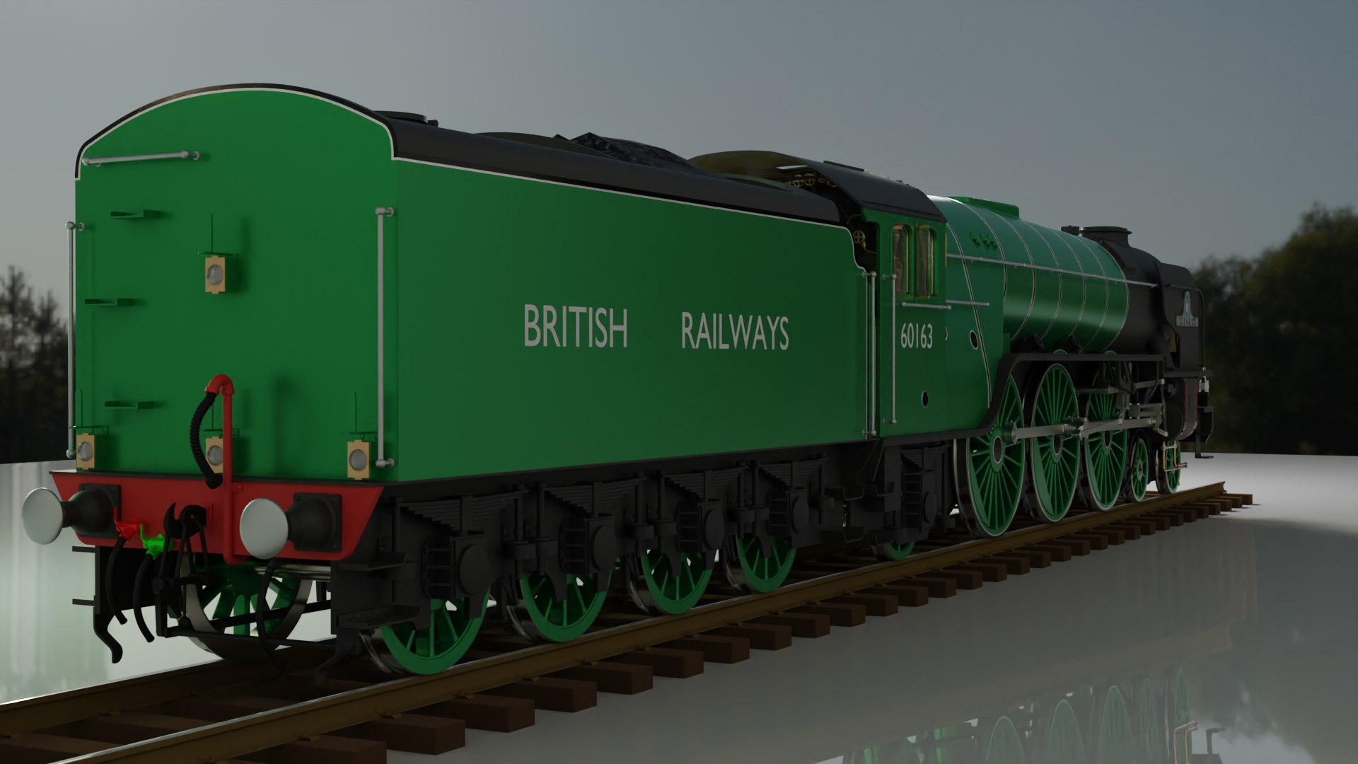 3D Model LNER Peppercorn Class A1 60163 Tornado - TurboSquid 2055904
