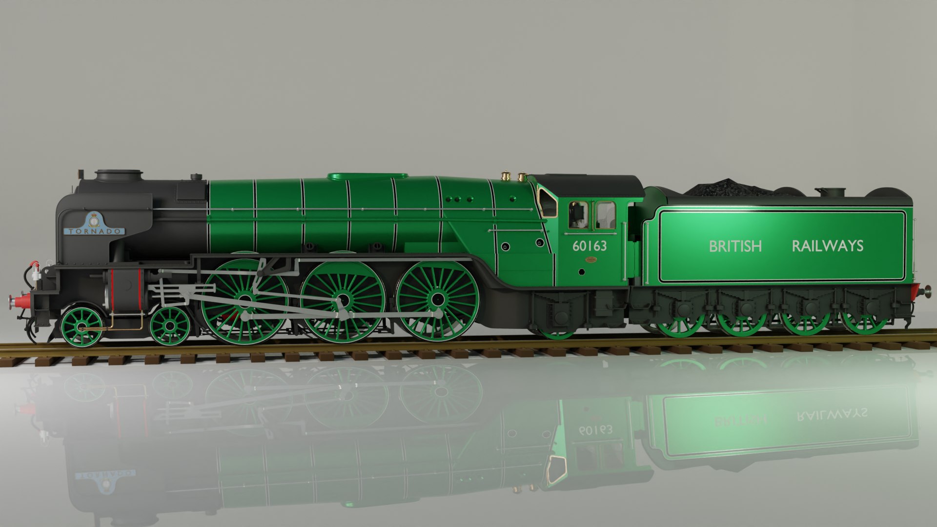 3D Model LNER Peppercorn Class A1 60163 Tornado - TurboSquid 2055904