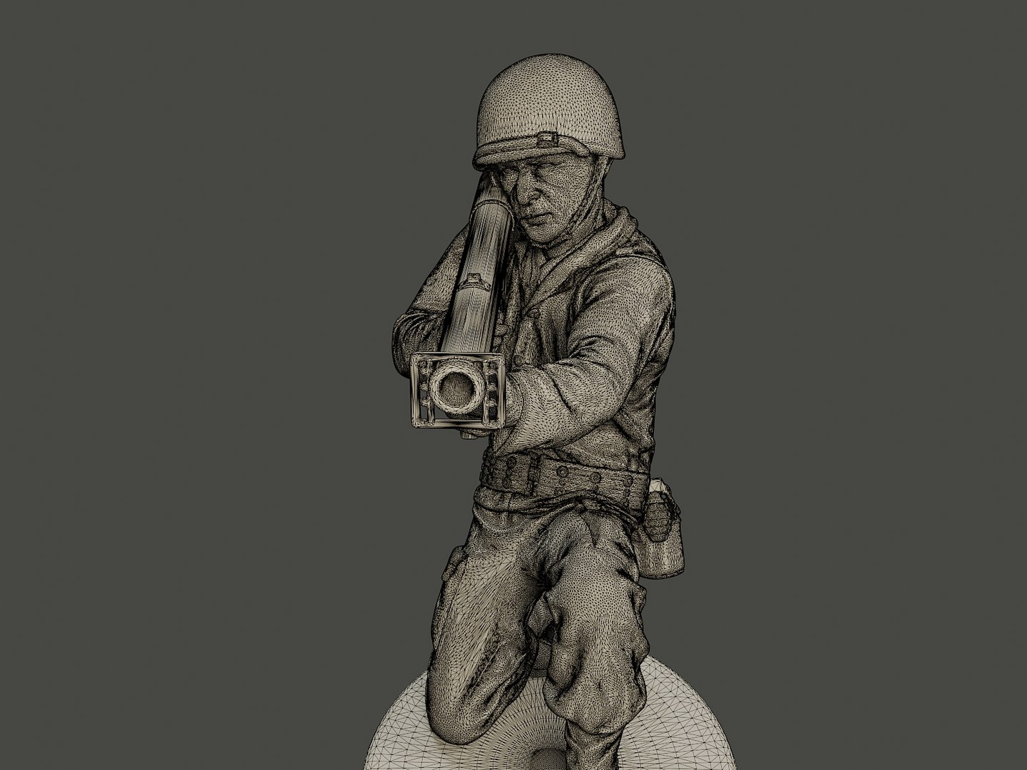3D American Soldier Ww2 Shoot - TurboSquid 1410572
