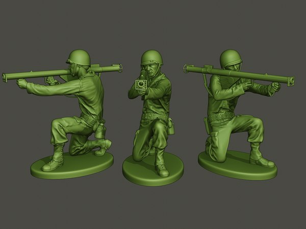 American soldier ww2 shoot model - TurboSquid 1439336
