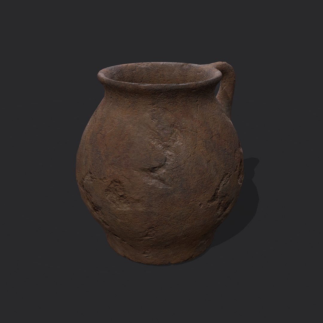 3D Medieval Chamber Pot - TurboSquid 1600021