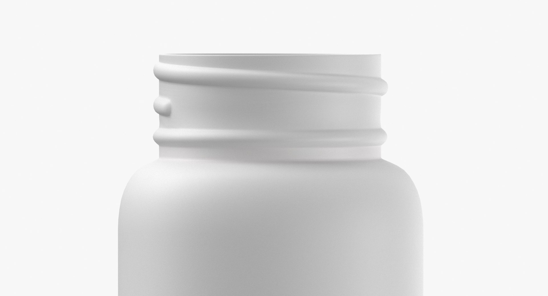 3D plastic bottle pharma 500ml model - TurboSquid 1607897