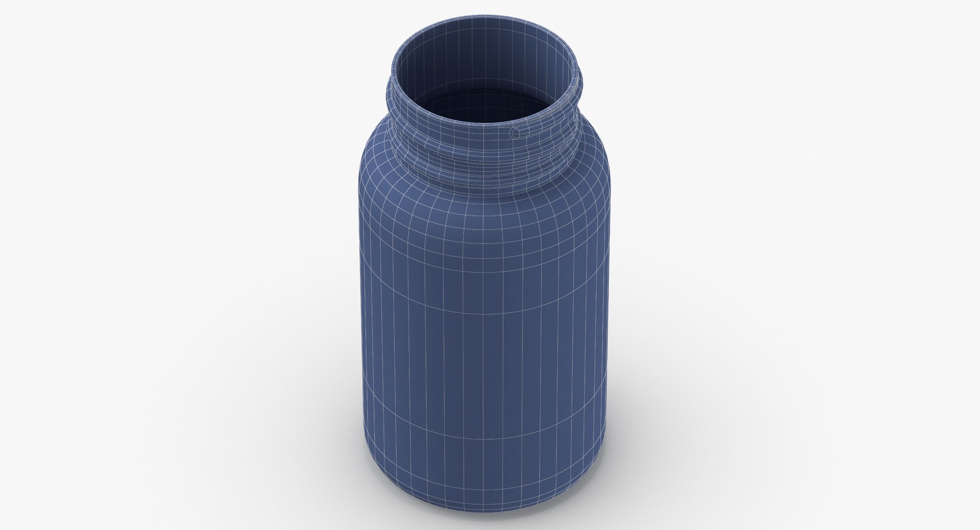 3D plastic bottle pharma 500ml model - TurboSquid 1607897