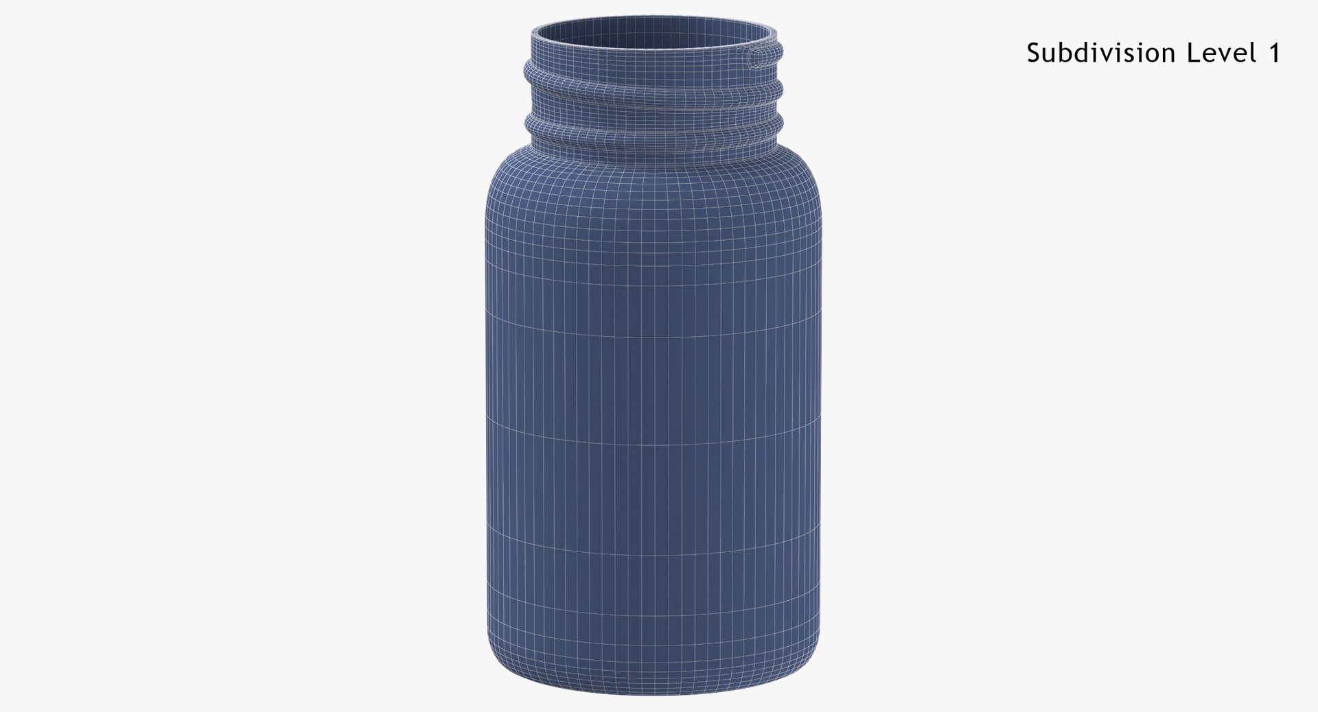 3D plastic bottle pharma 500ml model - TurboSquid 1607897