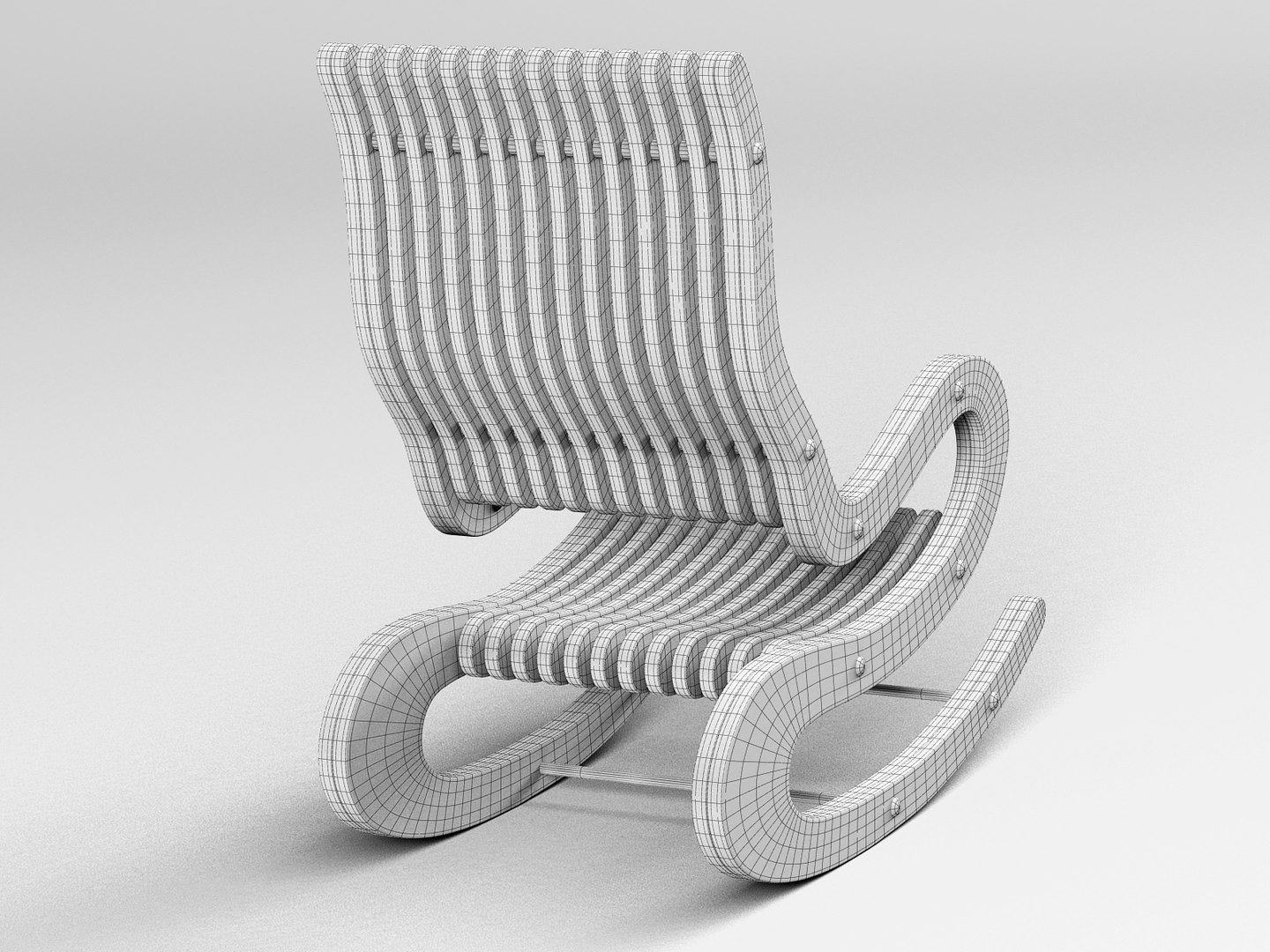 Rocking chair model - TurboSquid 1331102