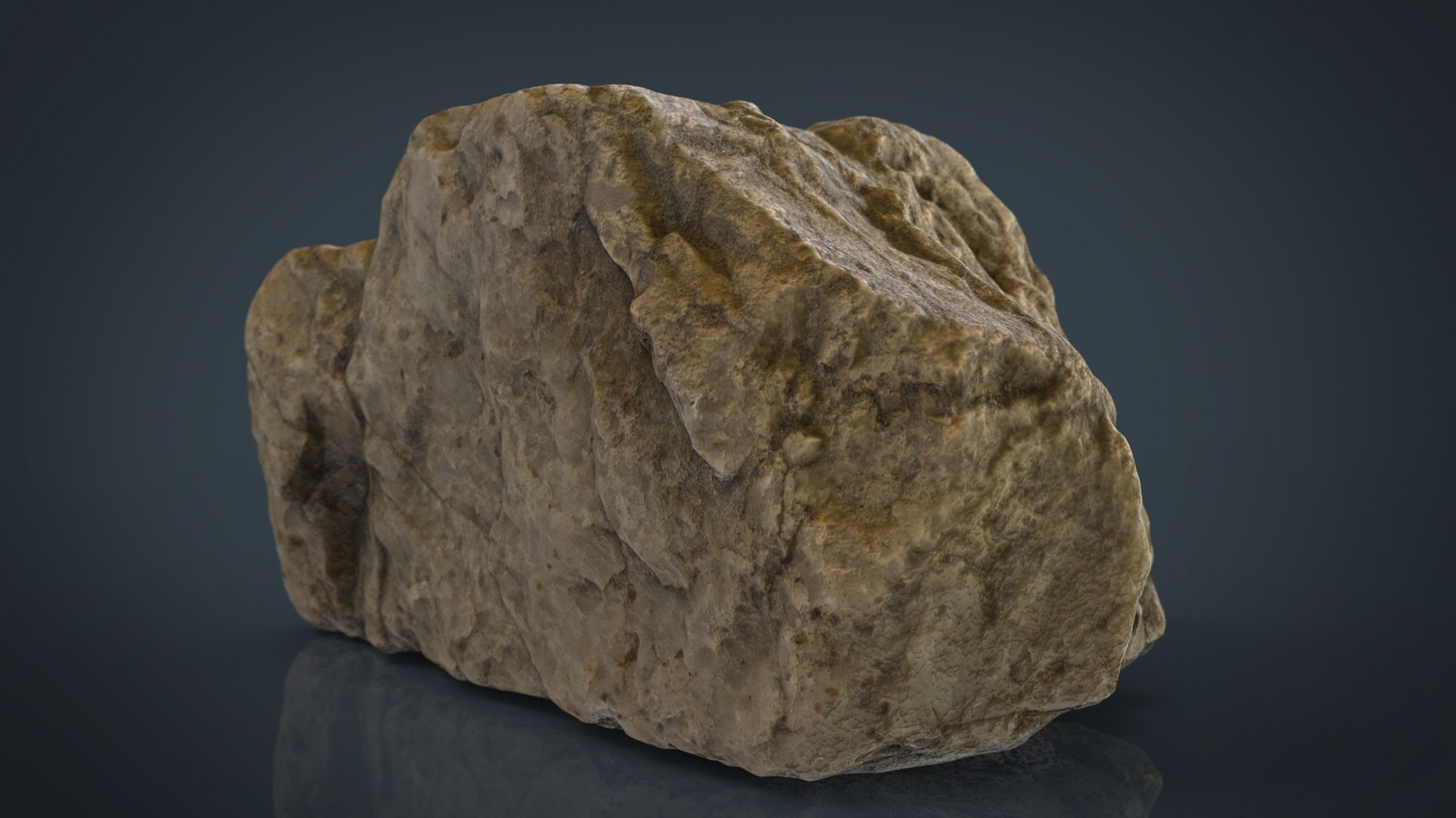 realistic stone 3d model