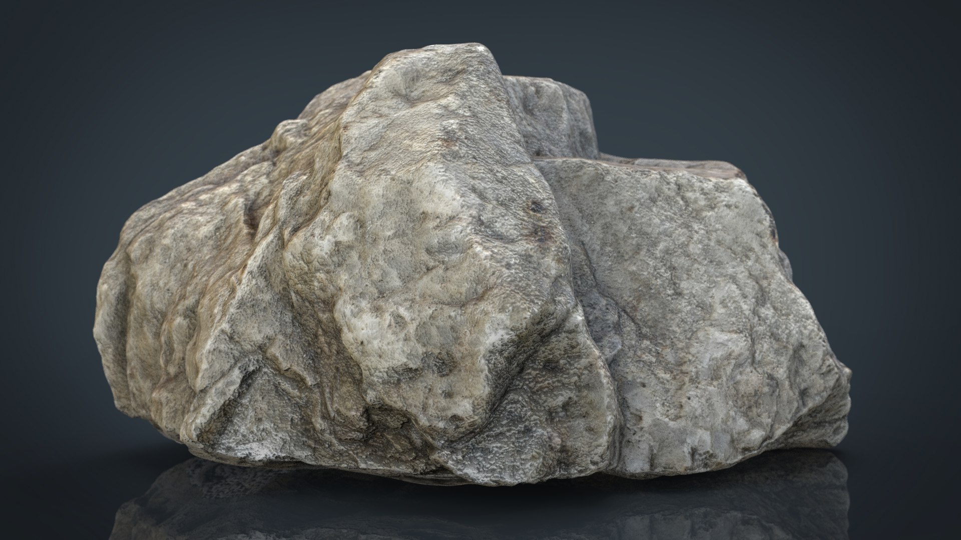 realistic stone 3d model