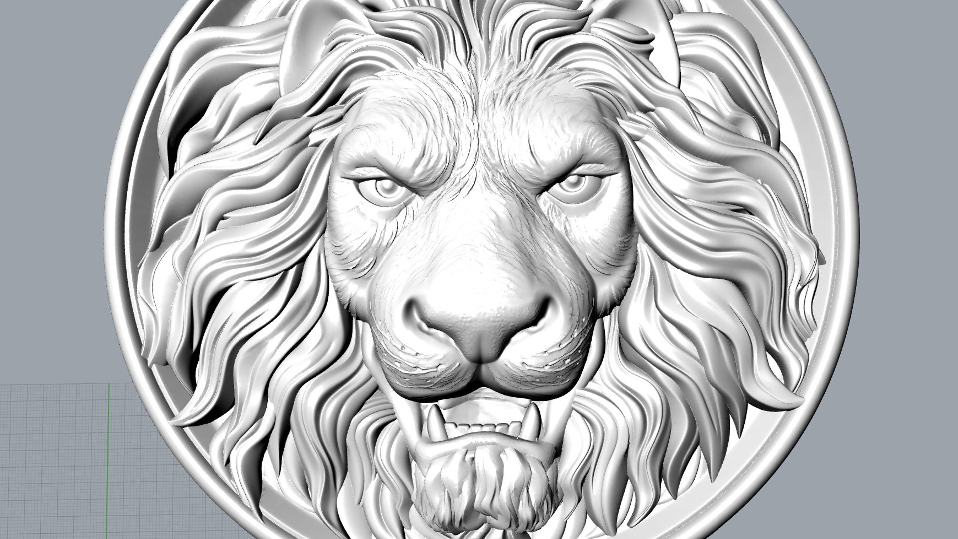 3D Model Lion Decor Stl - TurboSquid 1639117