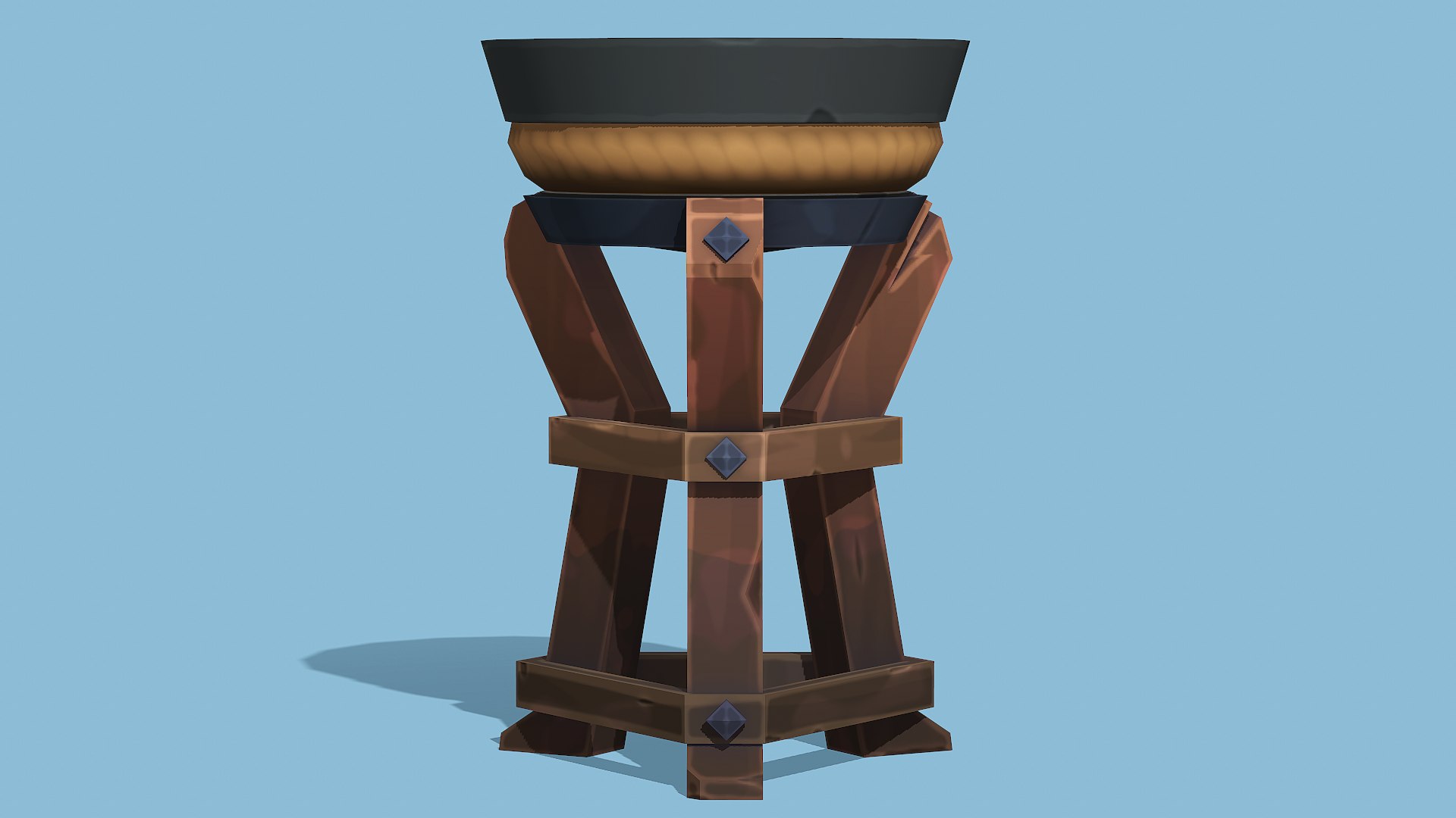 3D Stylized Torch Stand - PBR Game Ready - TurboSquid 2049884