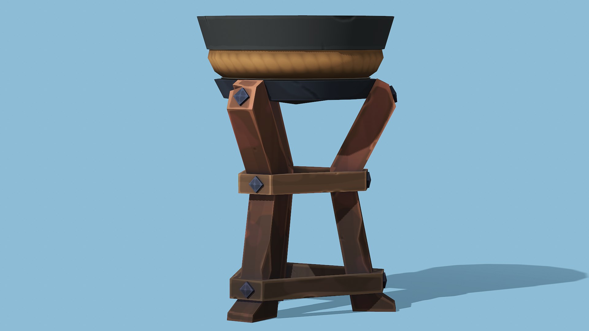 3D Stylized Torch Stand - PBR Game Ready - TurboSquid 2049884