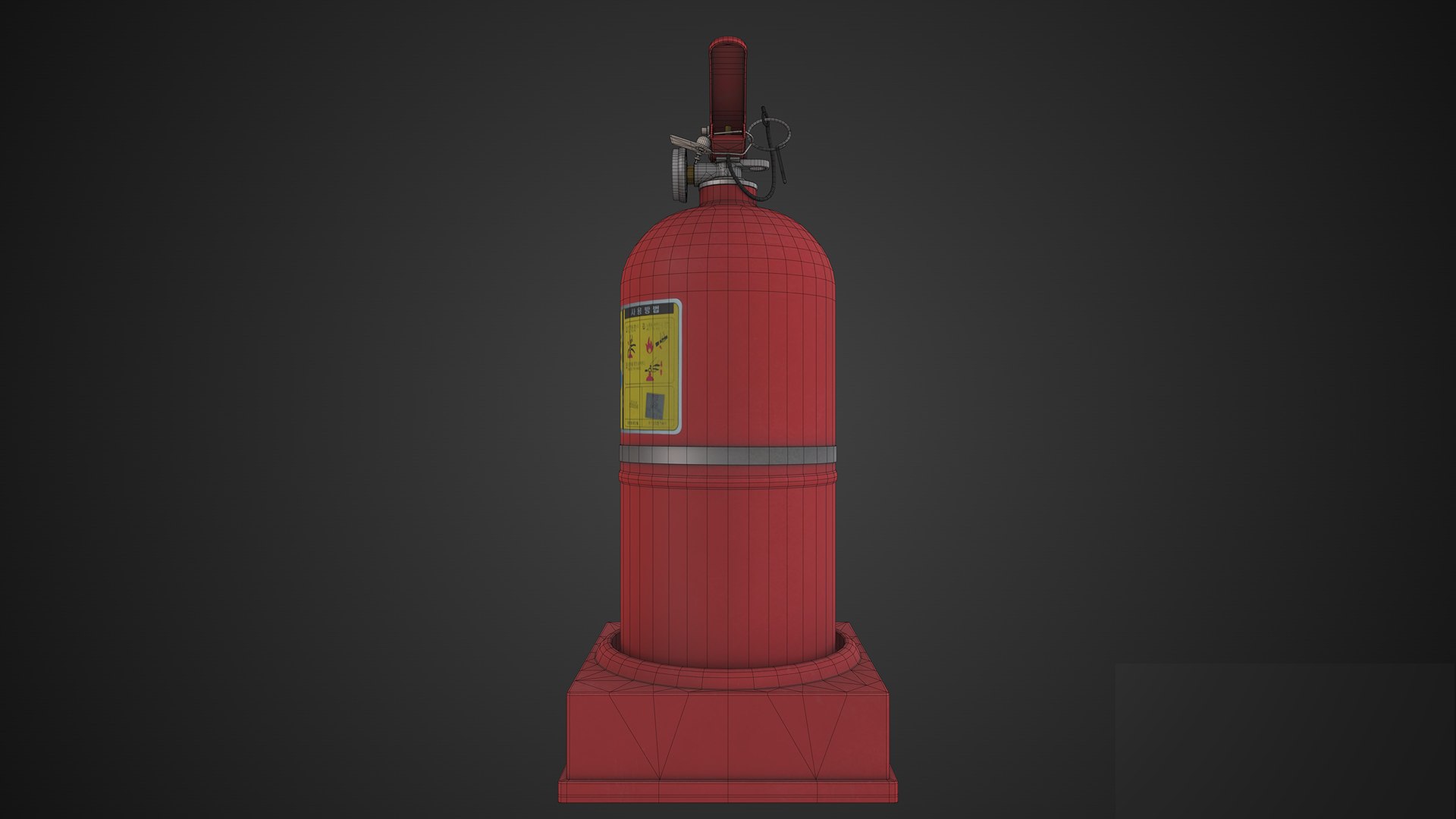 Game Ready Fire Distinguisher Model - TurboSquid 2090109