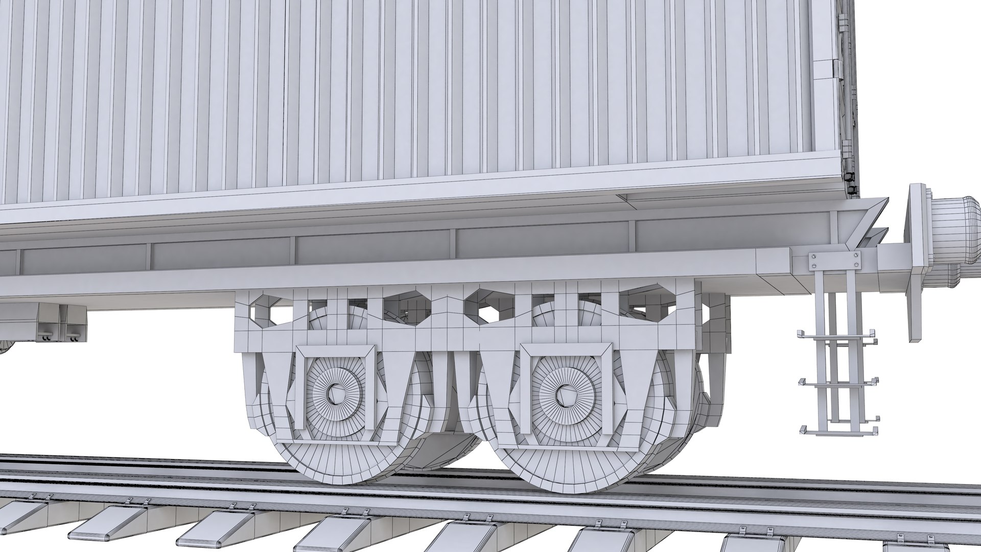 3D Container Train - TurboSquid 1719548