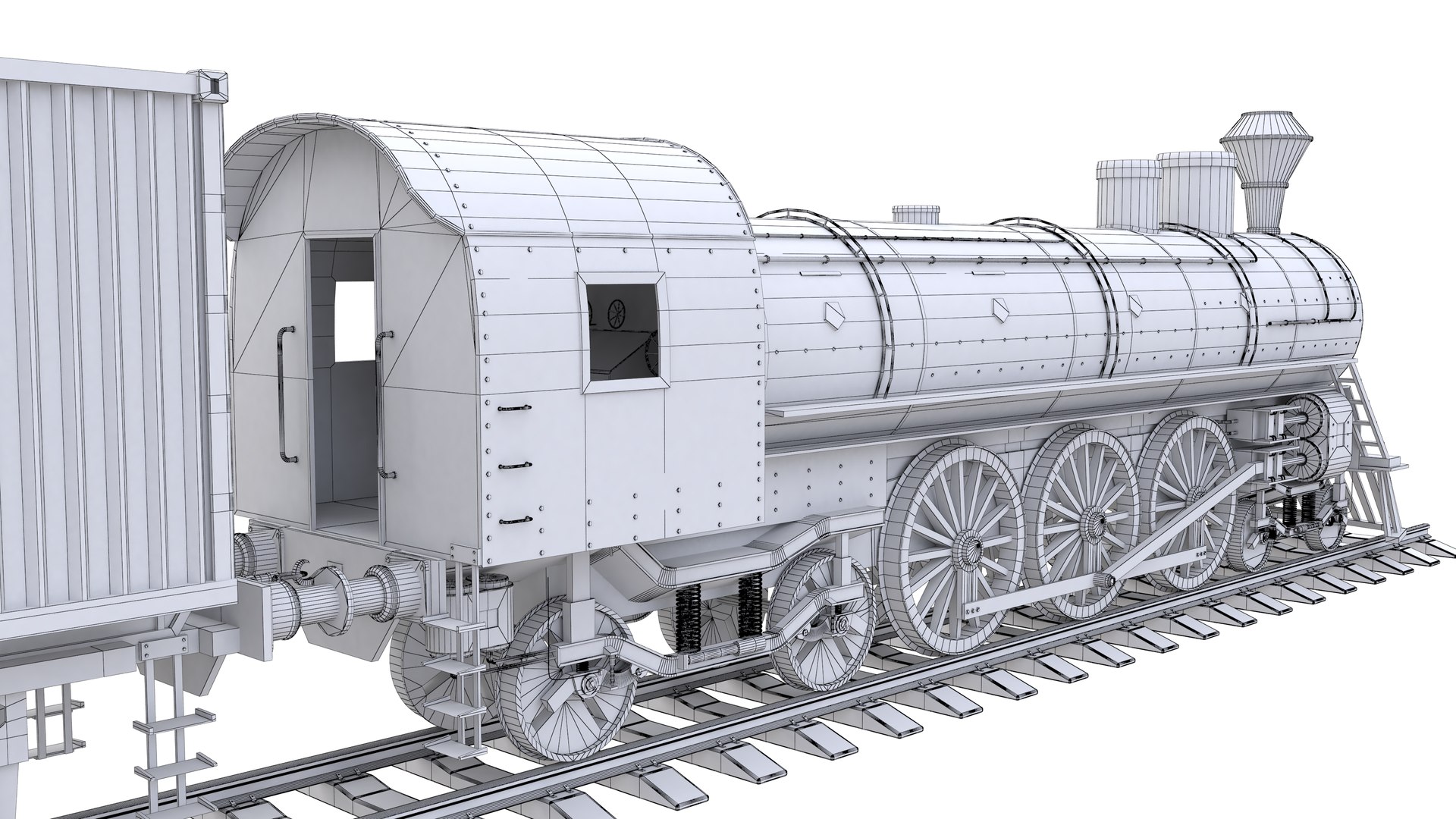 3D Container Train - TurboSquid 1719548