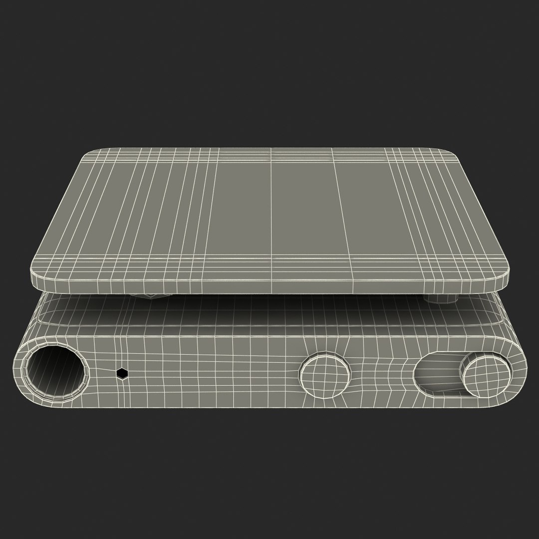 ipod shuffle pink modeled 3d model
