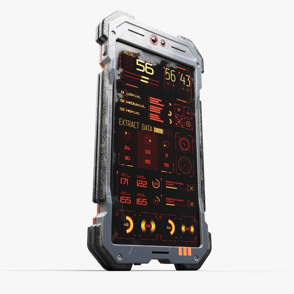 3D Cyber Scifi Smartphone - TurboSquid 2011923
