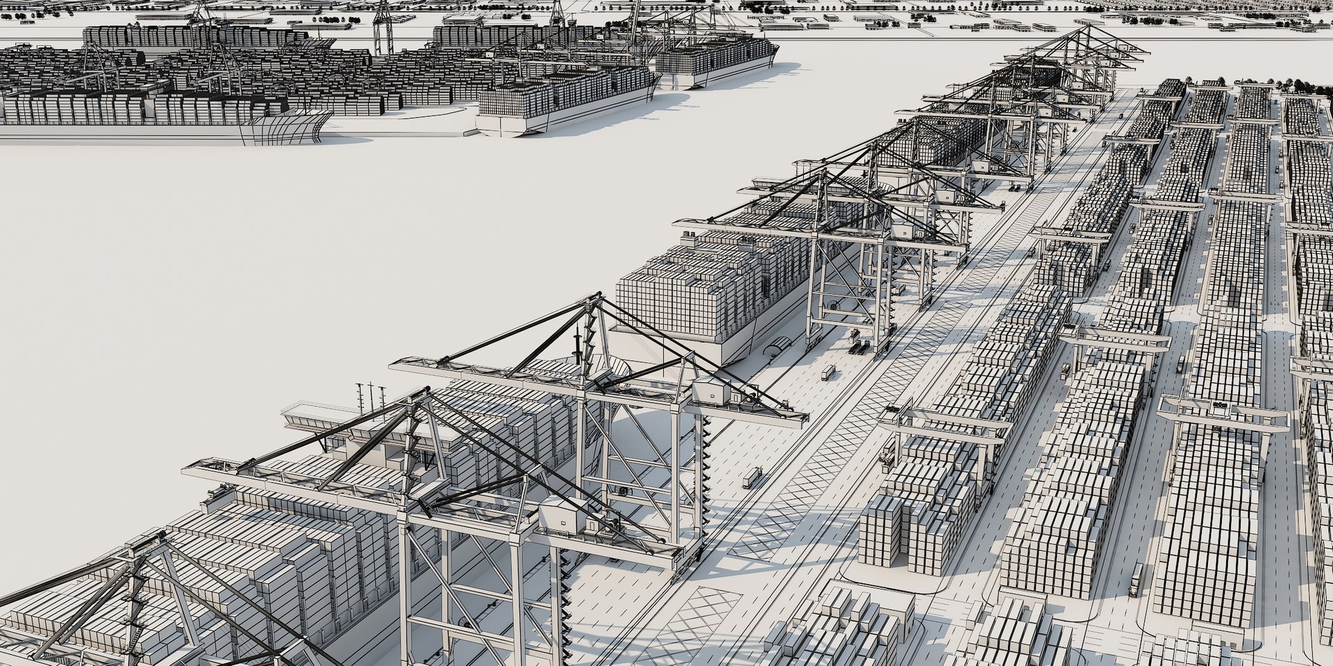 Sea Port 01 3D - TurboSquid 2077511