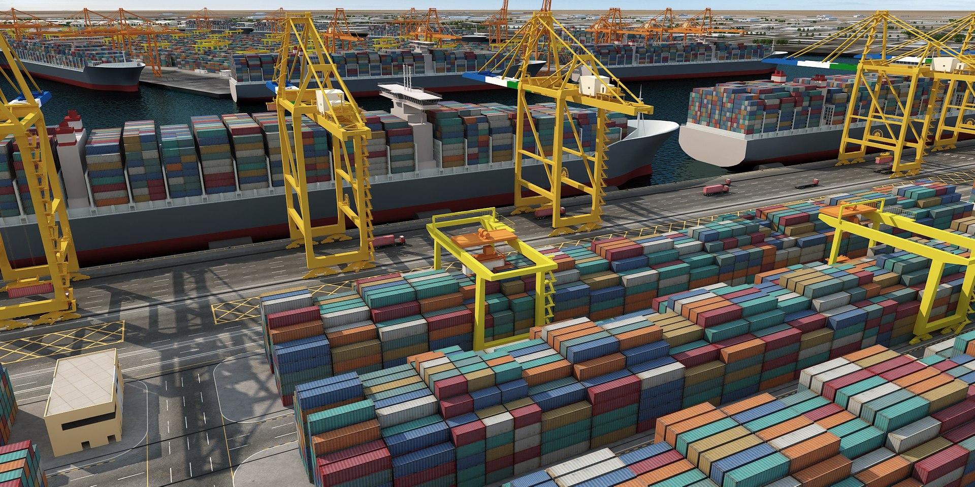 Sea Port 01 3D - TurboSquid 2077511