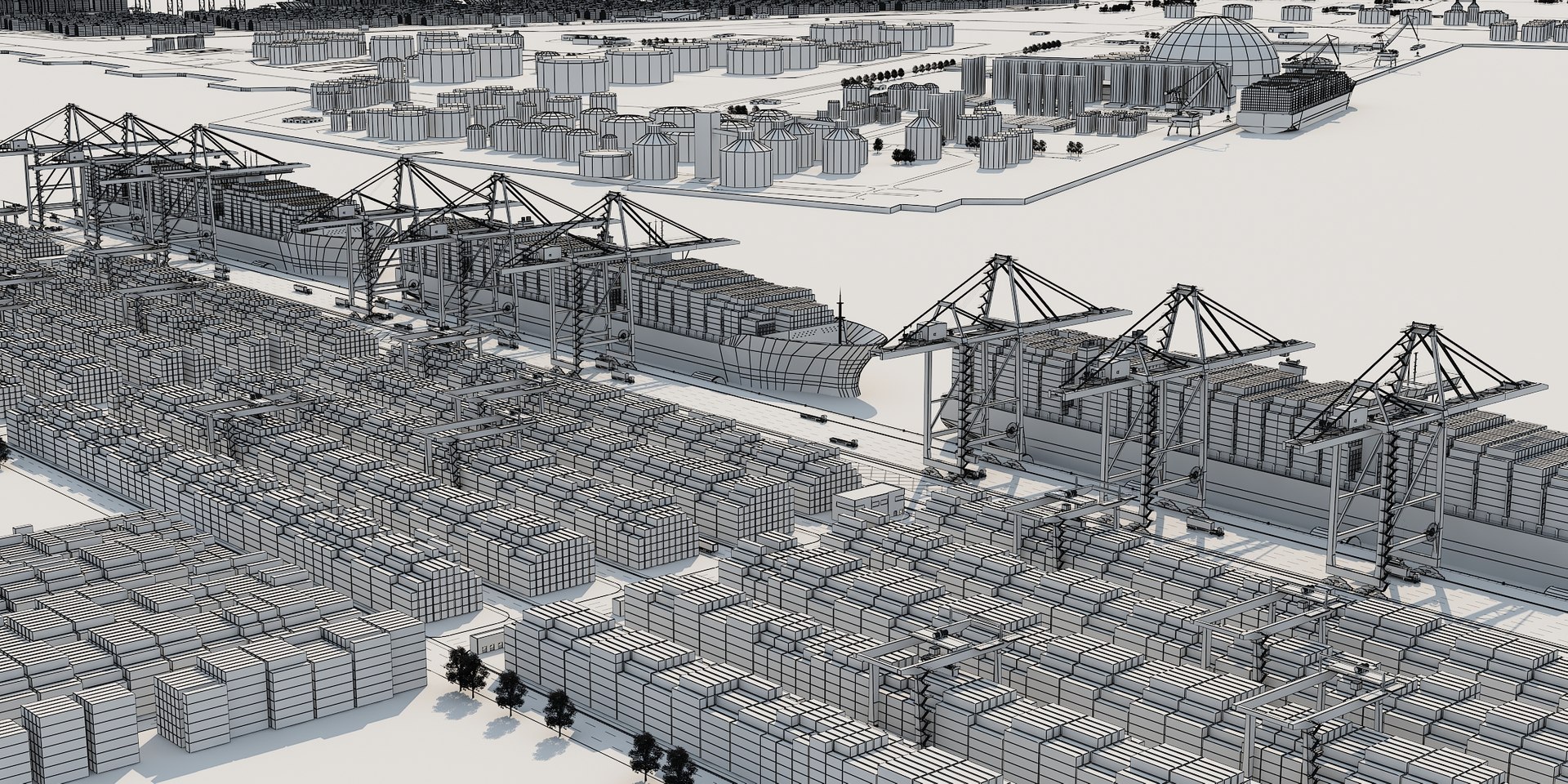 Sea Port 01 3D - TurboSquid 2077511