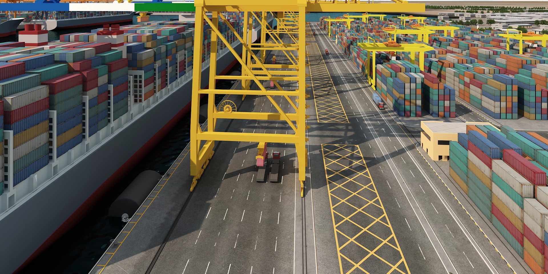 Sea Port 01 3D - TurboSquid 2077511