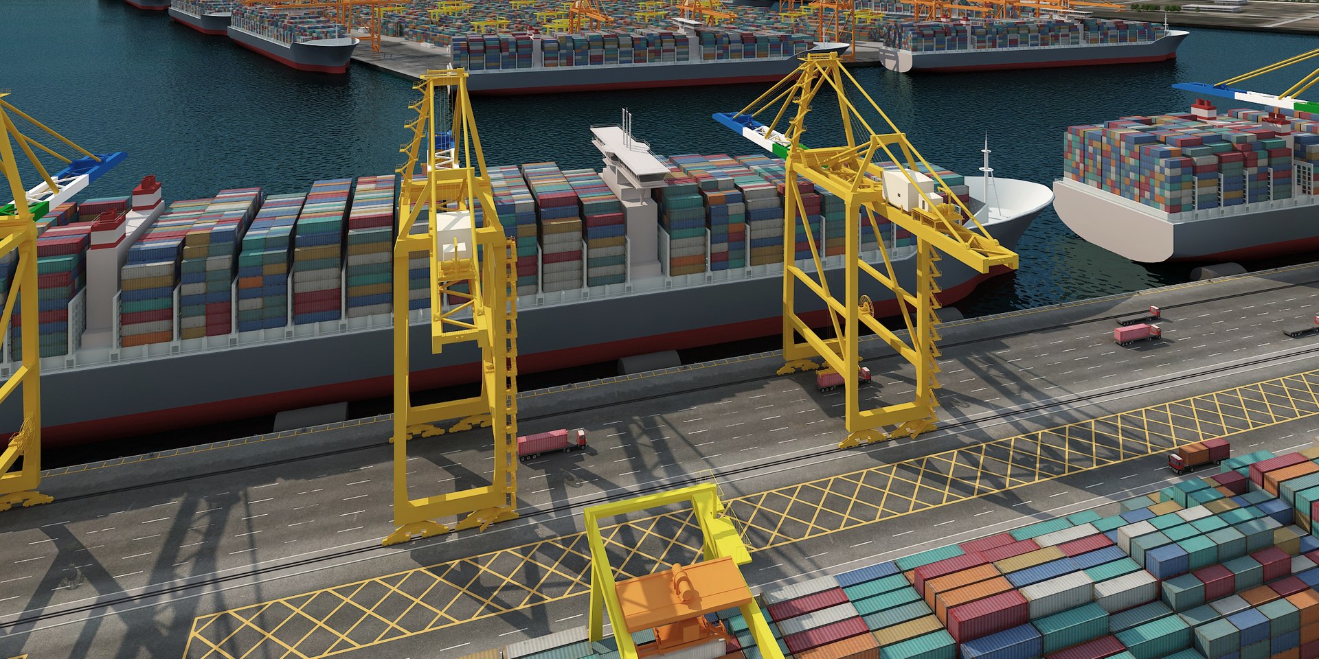 Sea Port 01 3D - TurboSquid 2077511