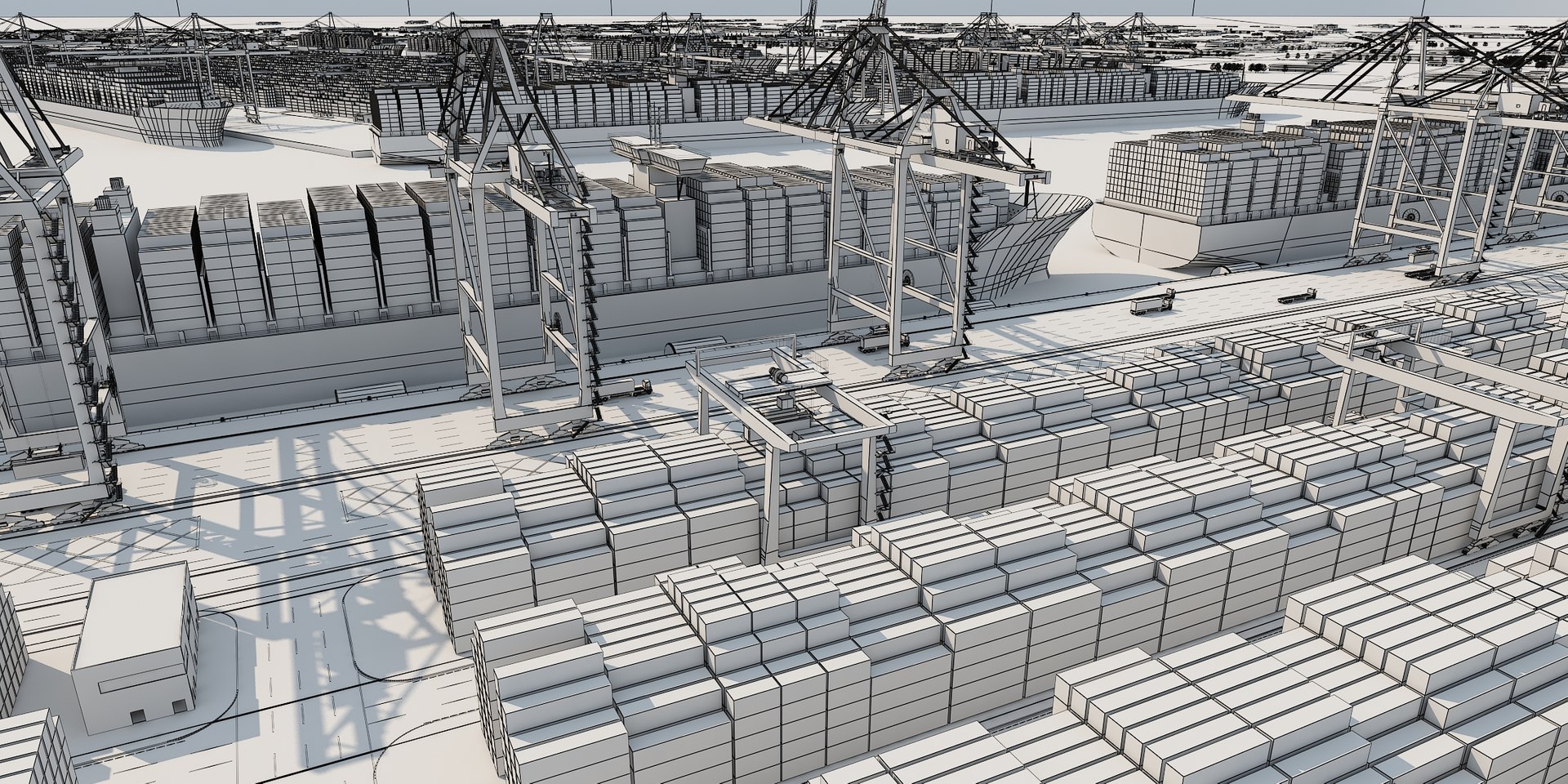 Sea Port 01 3D - TurboSquid 2077511