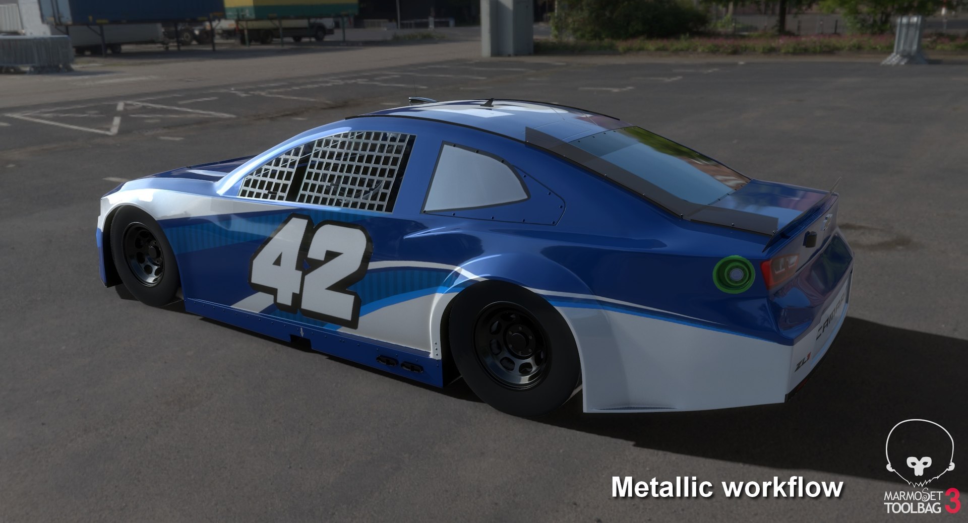 3D nascar race car richard - TurboSquid 1324486