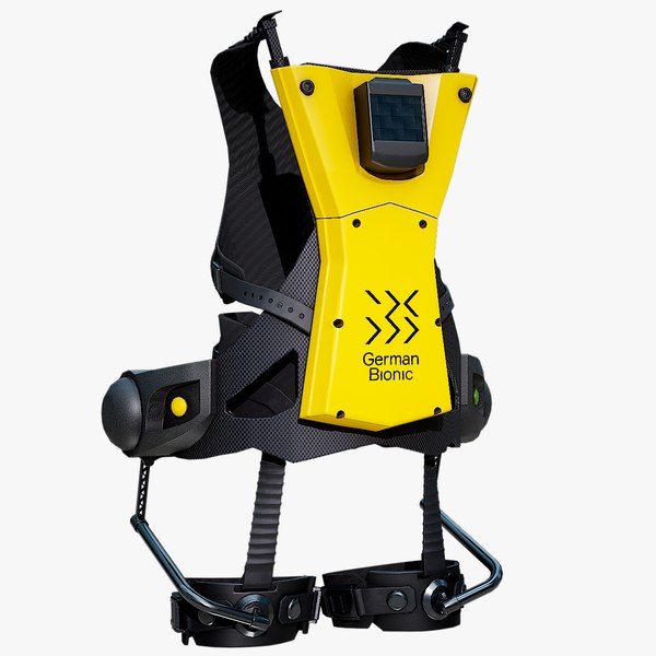 modelo 3d Exoskeleton German Bionic Cray-X 2023 PBR Yellow - TurboSquid ...