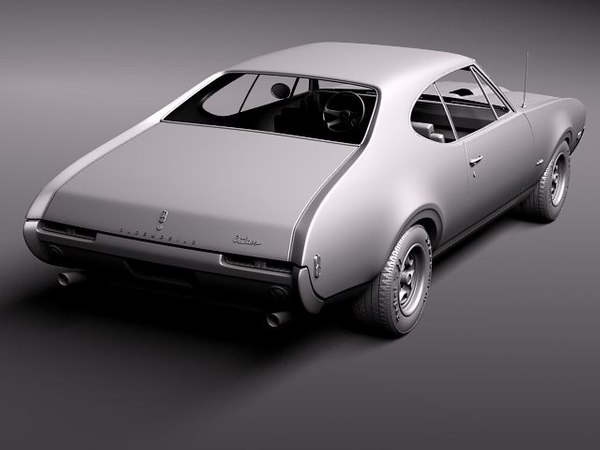 3d oldsmobile 442 cutlass 1968